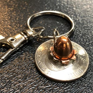 Real 9mm Bullet Quarter Key Chain Keychain Gift - Etsy