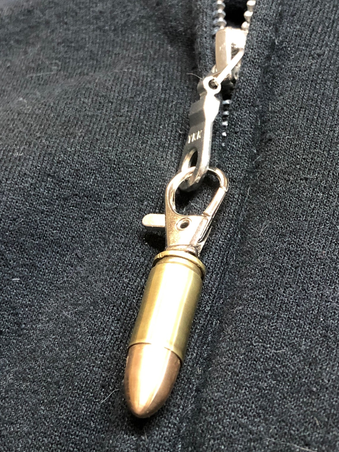 Unique Pair of Real 9mm Bullet Zipper Pull Charm or Keychain - Etsy
