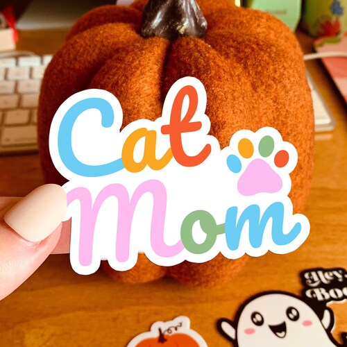 Cat Magnet Heart Cats Vinyl Magnet Waterproof Car Magnet | Etsy