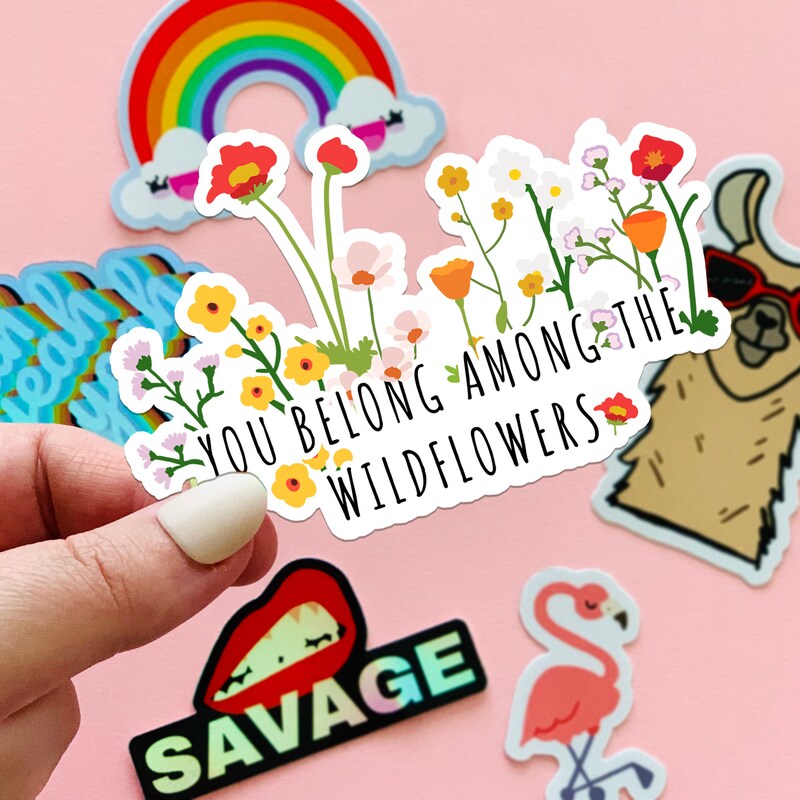 Bumper Magnet Wildflowers - Etsy