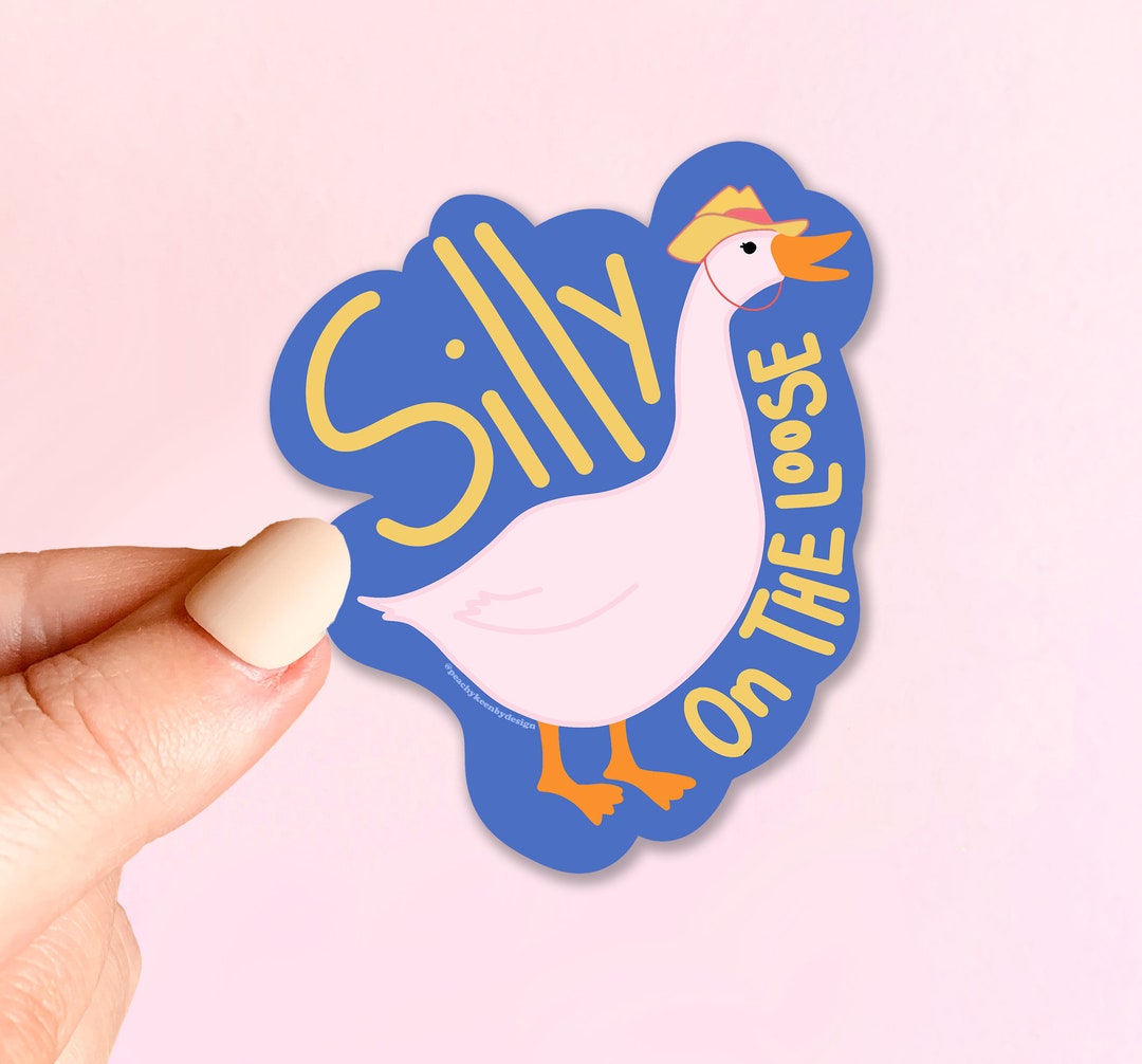 STICKER Silly Goose on the Loose | Skateboard Sticker, Car Sticker ...