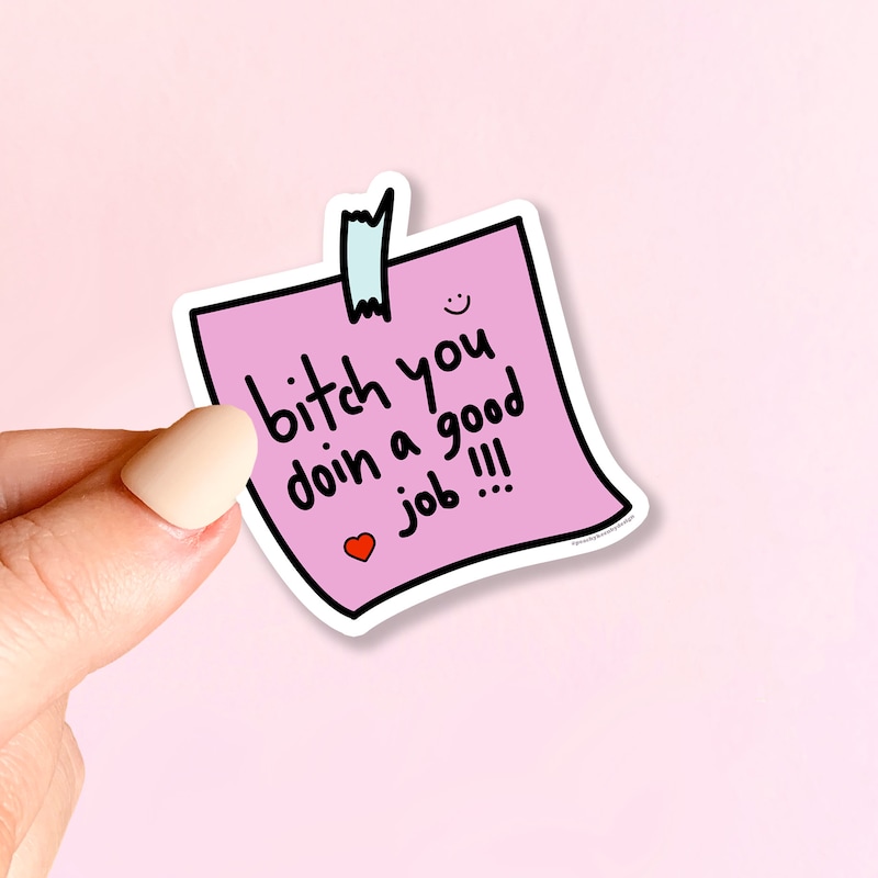 Good Job Stickers - Etsy