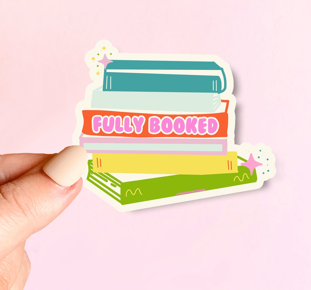 STICKER Fully Booked| Die-cut Window, Skateboard, Car, Laptop Vinyl ...