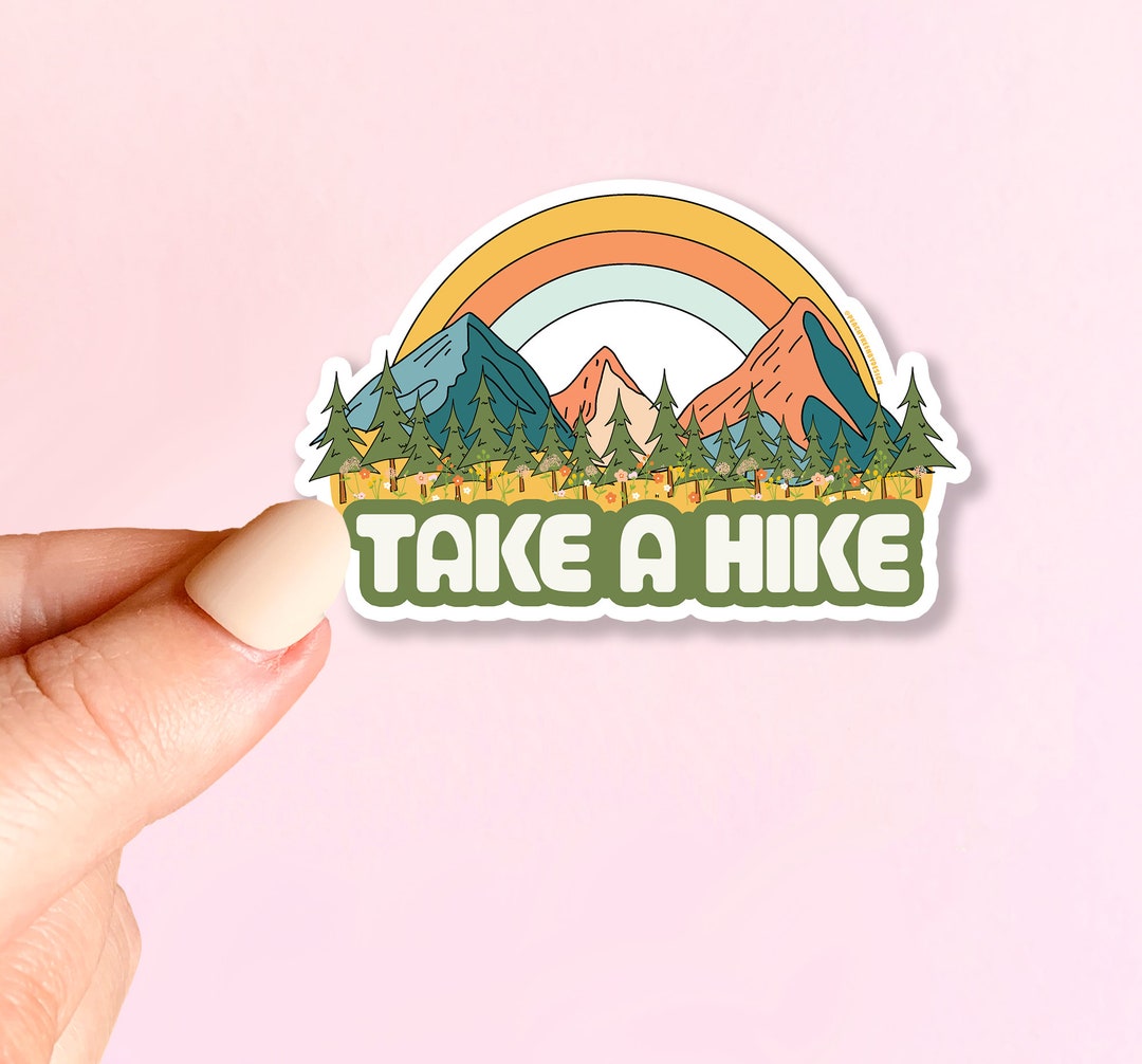 STICKER Take a Hike | Skateboard Sticker, Car Sticker, Laptop Vinyl ...