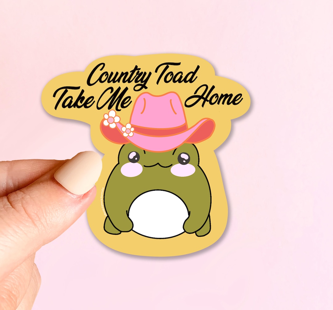 MAGNET Country Toad Take Me Home Fridge Car Magnet - Etsy