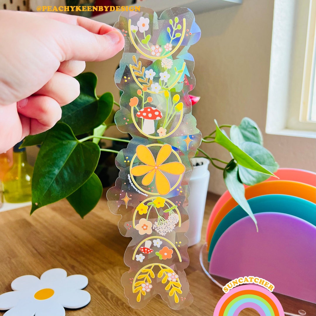 SUNCATCHER Moon Cycle | Rainbow Suncatcher, Sticker, Rainbow Maker ...