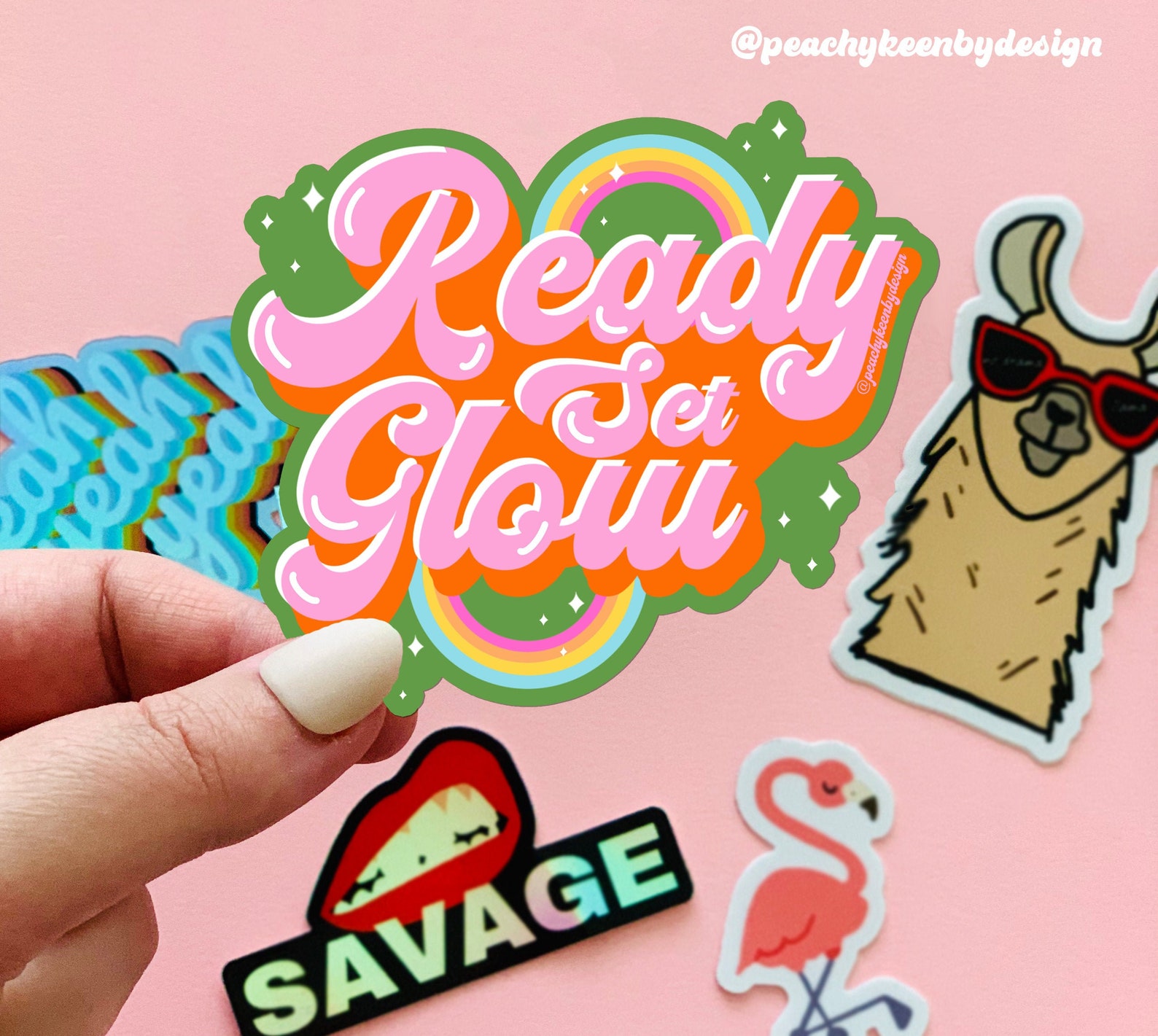 MAGNET Ready Set Glow Fridge Magnet Car Magnet Decorative - Etsy