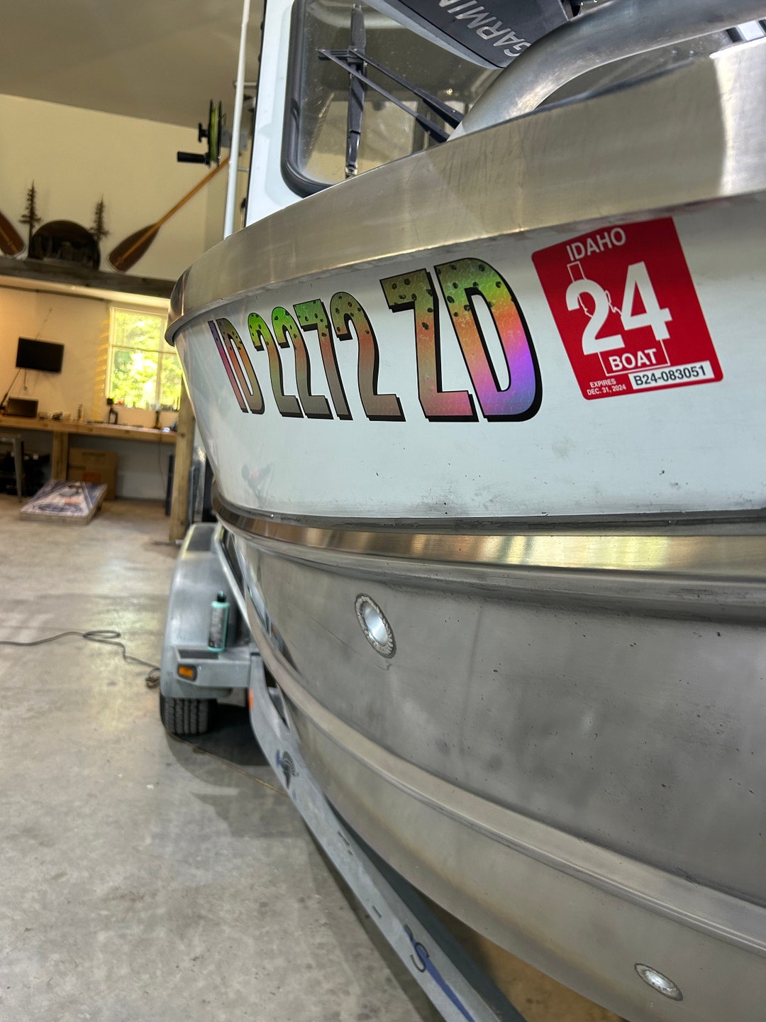 Custom Reflective Boat ID Numbers 2 SETS - Etsy