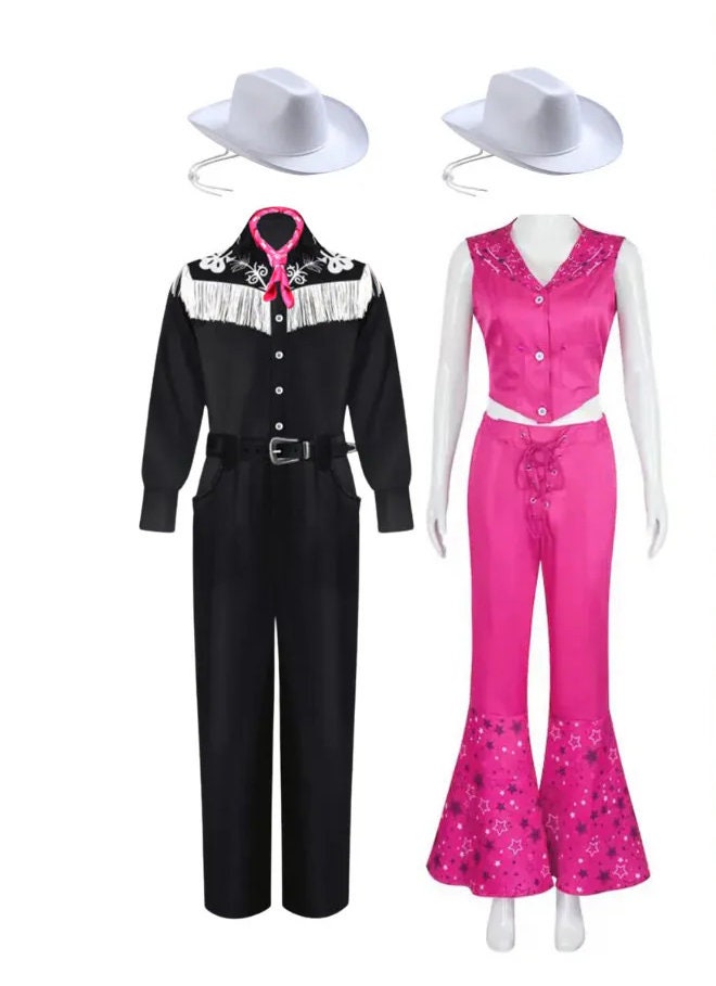 Barbie Costume Cowgirl Costume Ken and Barbie Halloween - Etsy Australia