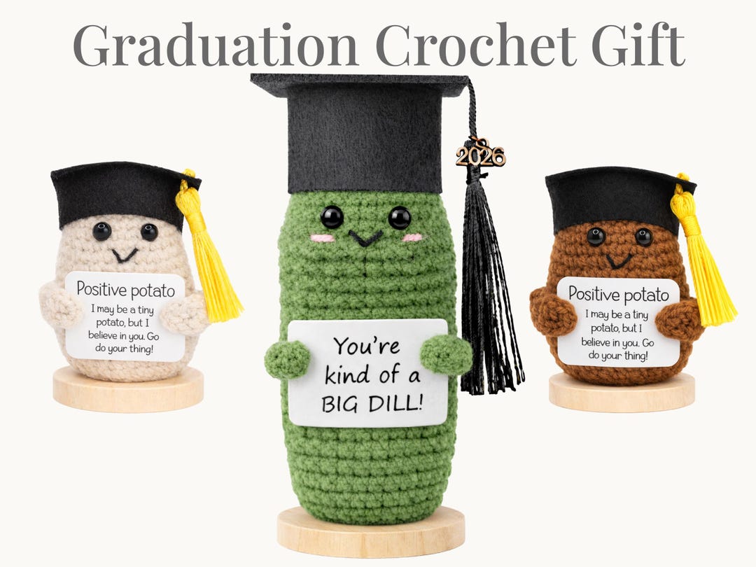 2026 Graduation Pickle With Stand, Positive Potato Keepsake, High ...