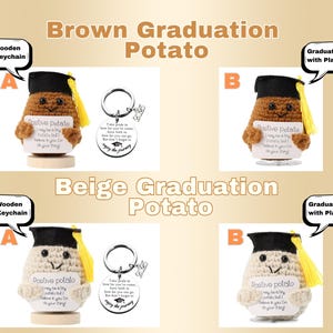 Graduation Positive Pickle With Stand, Graduation Potato Keepsake, High ...