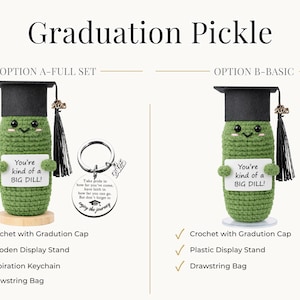 2026 Graduation Pickle With Stand, Positive Potato Keepsake, High ...