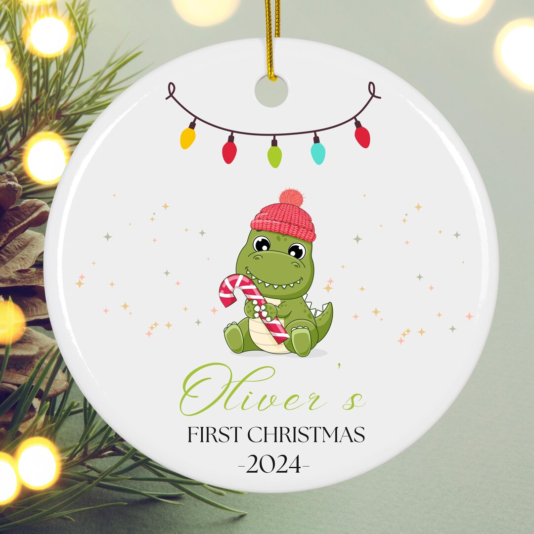 2024 Baby's First Christmas Ornament | Custom Baby Ornament | Baby ...