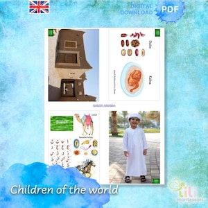 CHILDREN of THE WORLD ⁕montessori Printable Material⁕ Geography ...