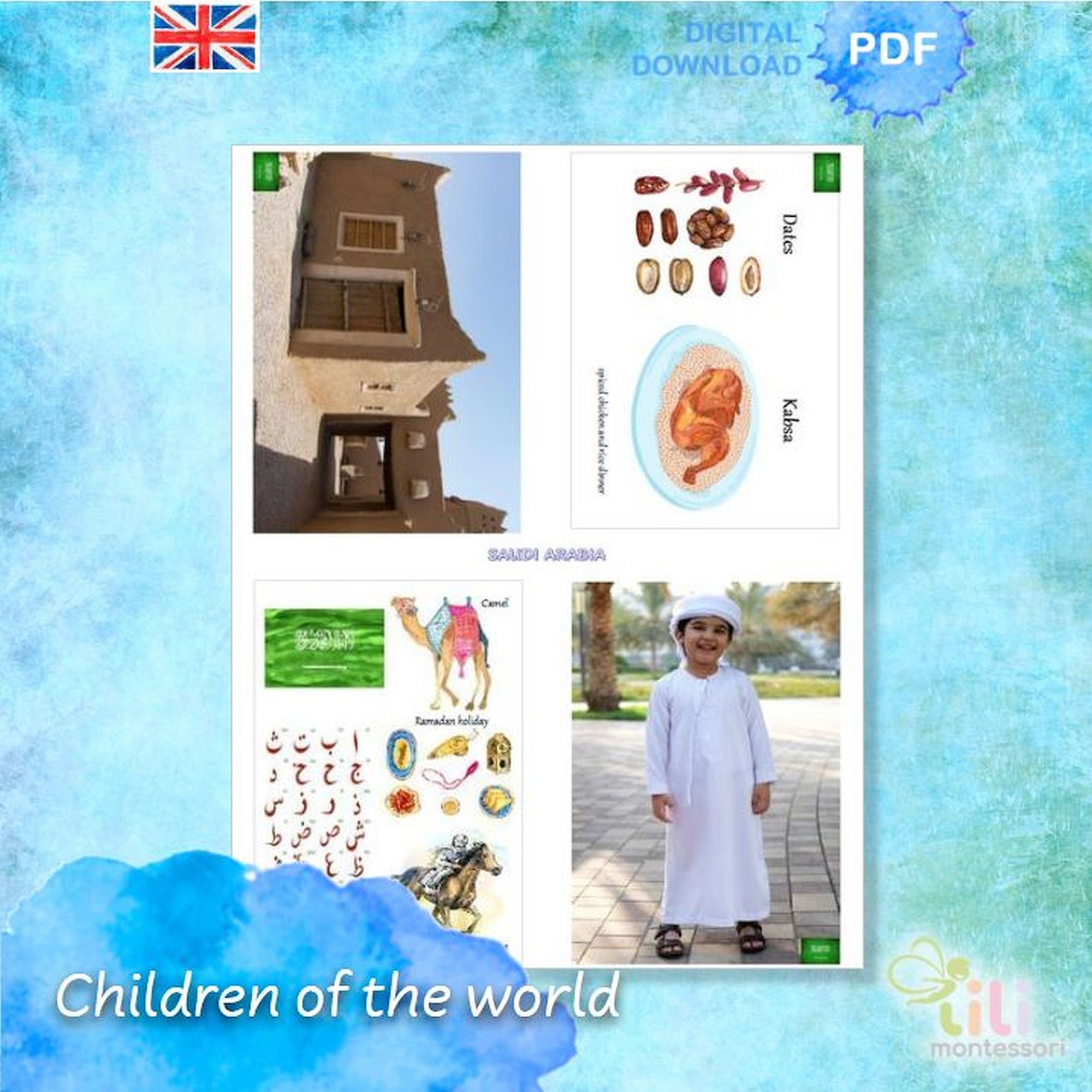 CHILDREN of THE WORLD ⁕montessori Printable Material⁕ Geography ...