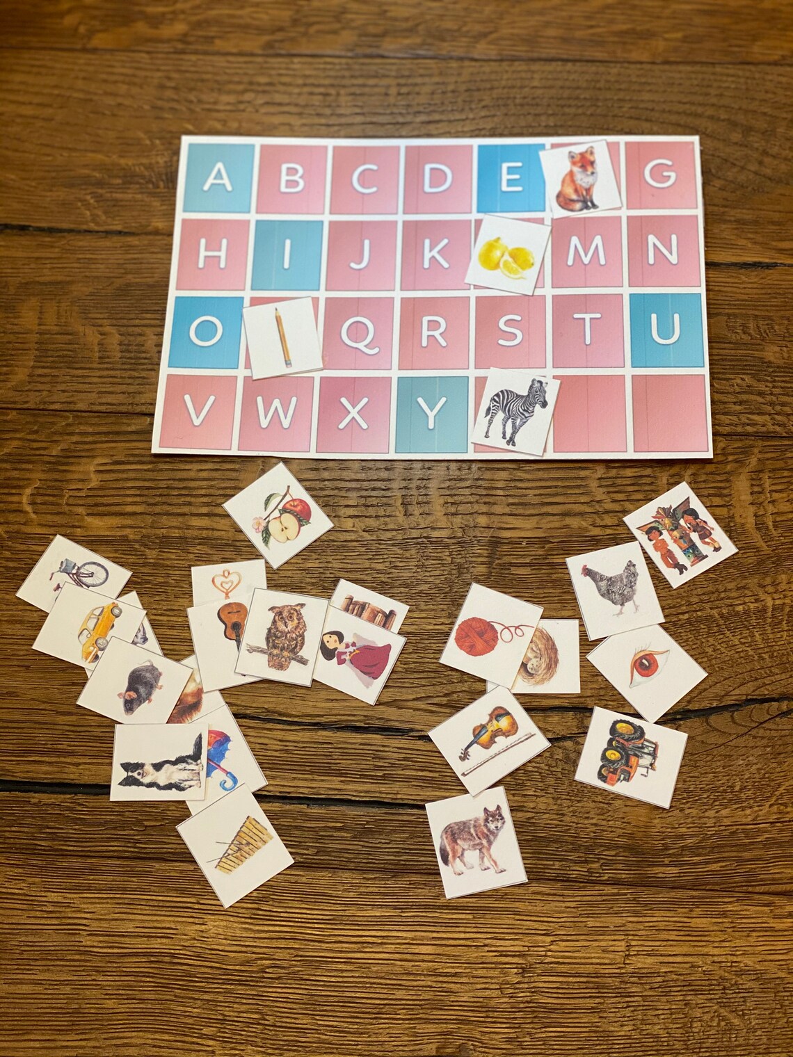 ABC GAME ⁕ Alphabet Match Game⁕ Language Material⁕ Printable ⁕phonemic ...
