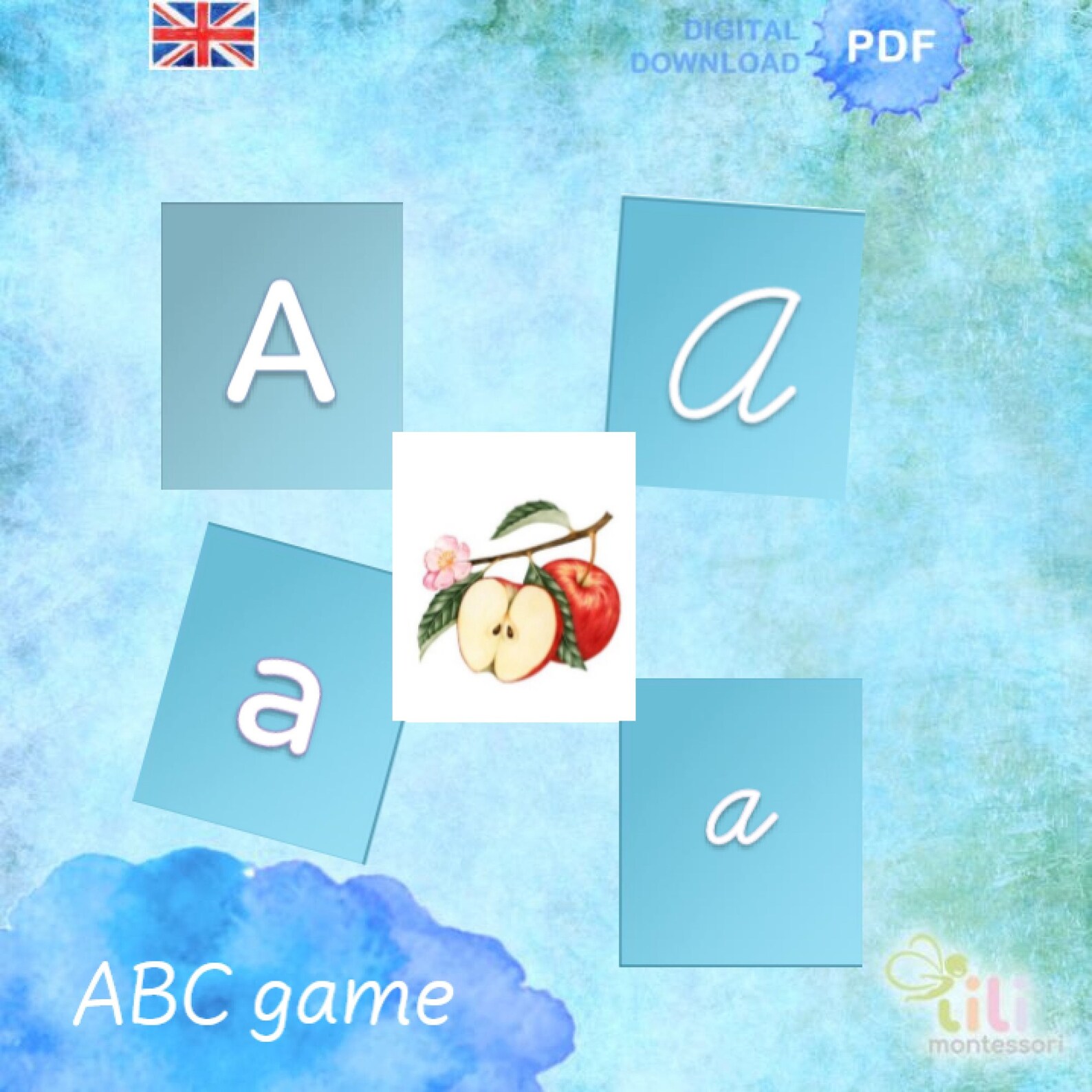 ABC GAME ⁕ Alphabet Match Game⁕ Language Material⁕ Printable ⁕phonemic ...
