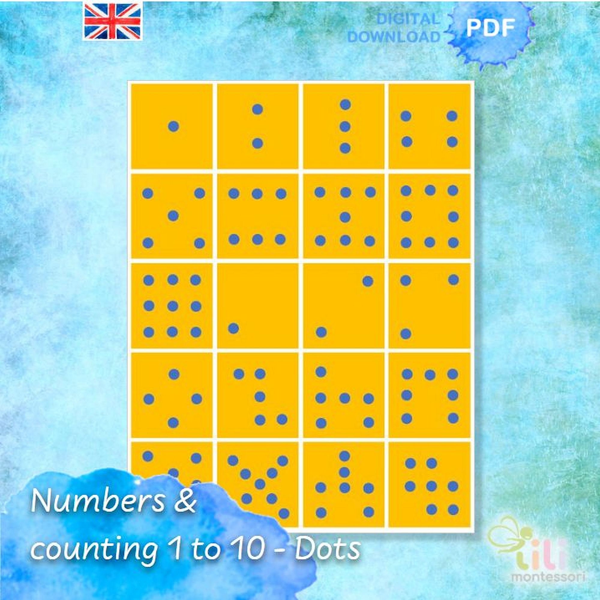 DOTS Numbers and Counting montessori Numeracy Numbers Counting ...