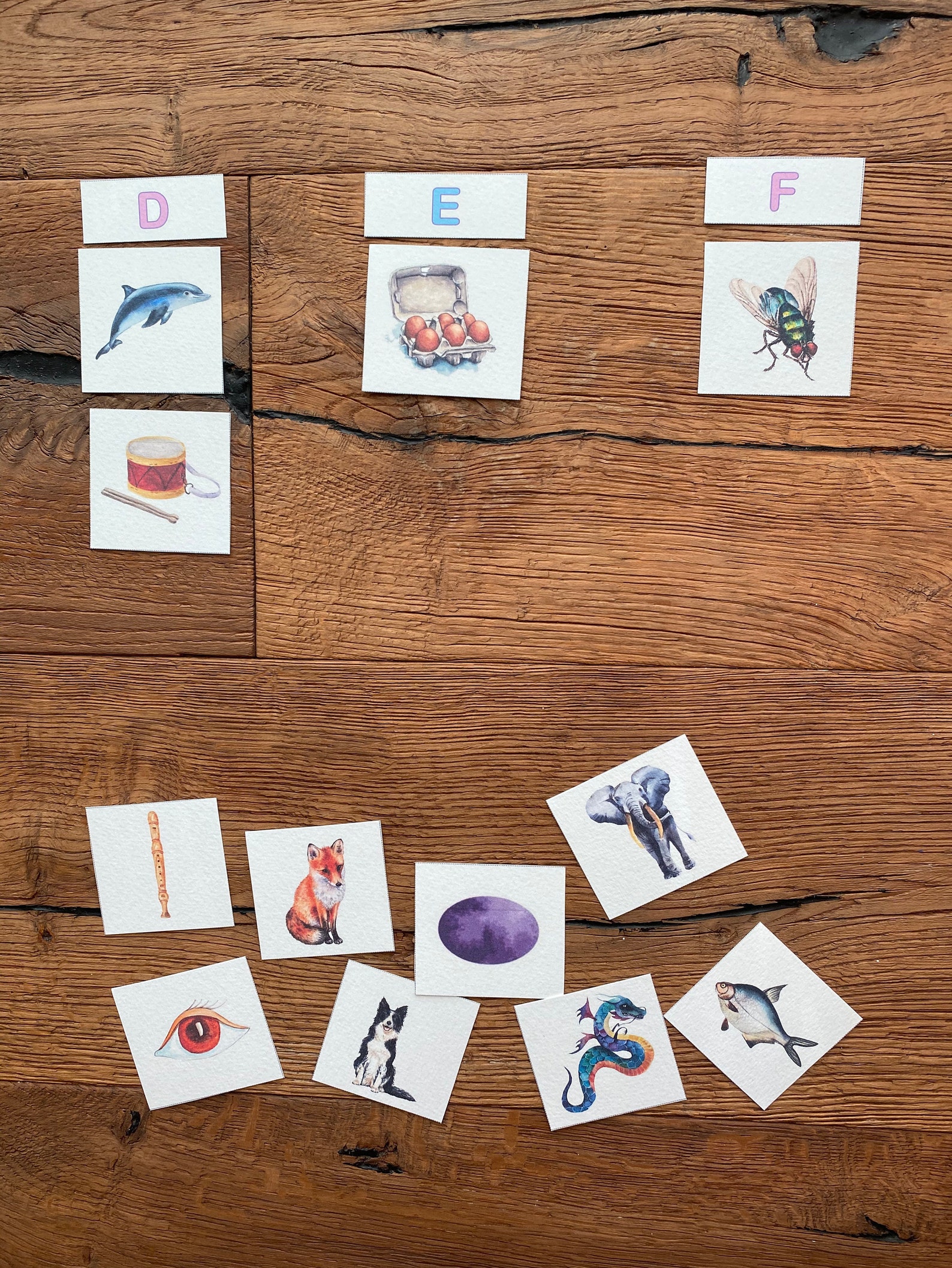 SOUND GAME Initial Sound I Spy Montessori Material Language Material ...