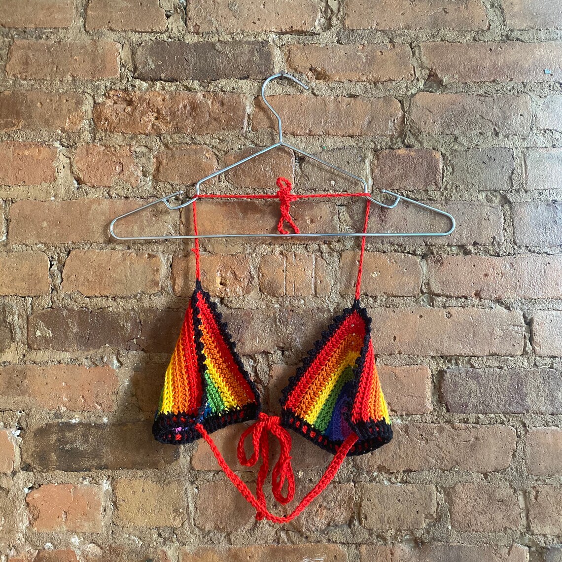 Taste the Rainbow Bikini Pride Bra Top - Etsy