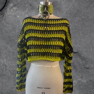 Boxy Punk Sweater Tshirt Crochet Pattern Tutorial Goth Sweater Pattern ...