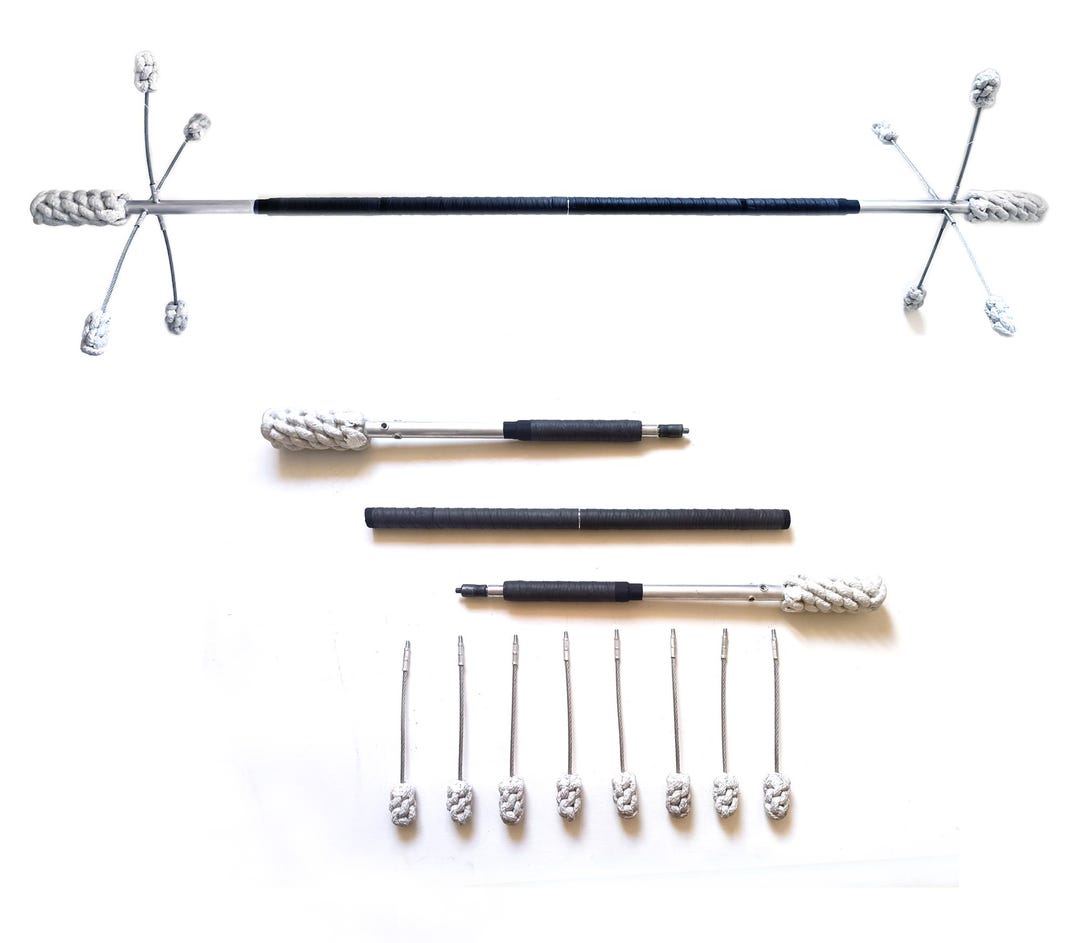 Collapsible Travel Dragon Staff With Cushion Grip, Ceramic Wicks, Fire ...