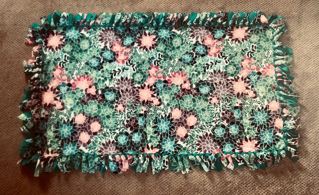 Floral Print Throw Blanket, Floral Print Fleece Blanket, Tropical ...