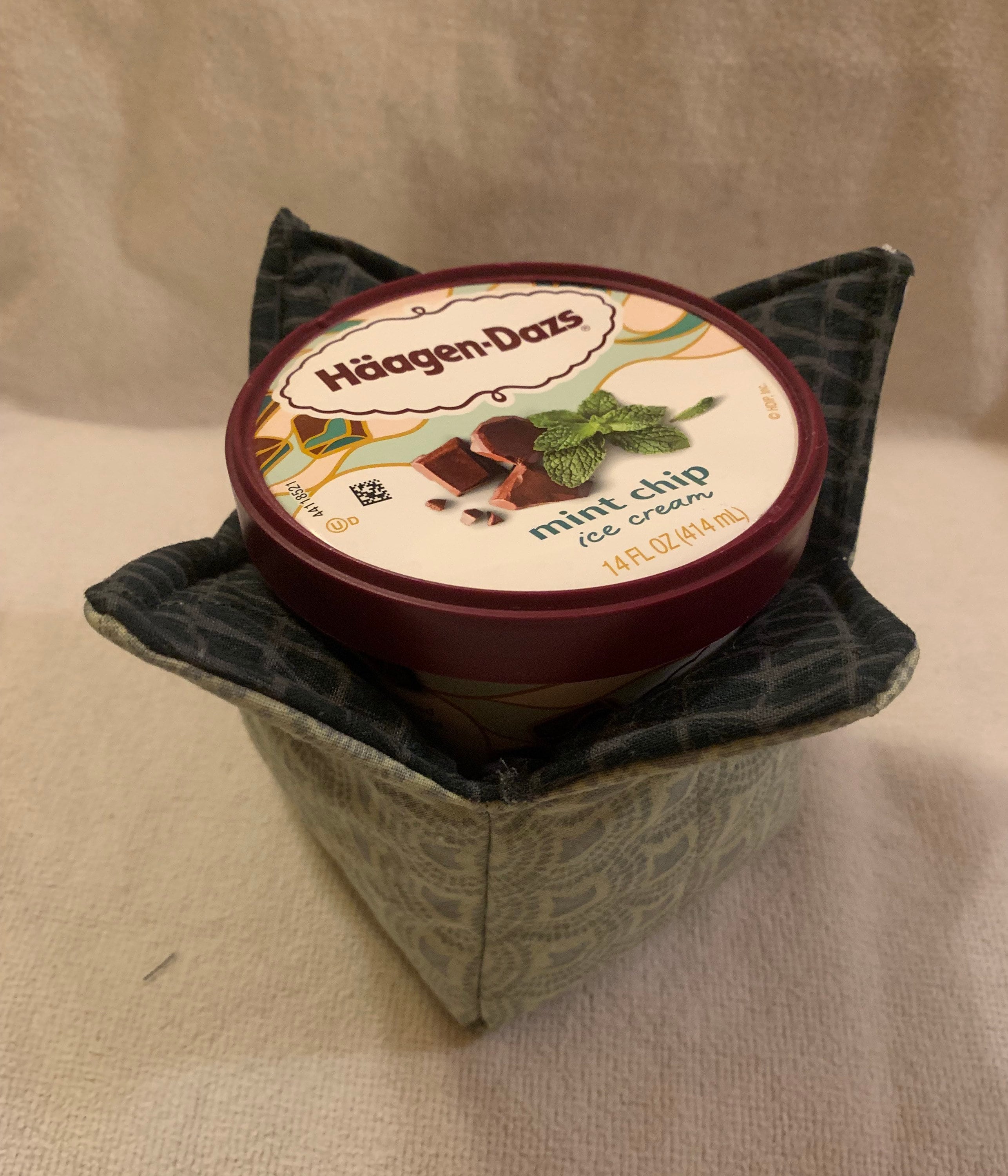Ice Cream Cozy, Ice Cream Bowl Cozy, Dessert Container, Ice Cream Pint ...