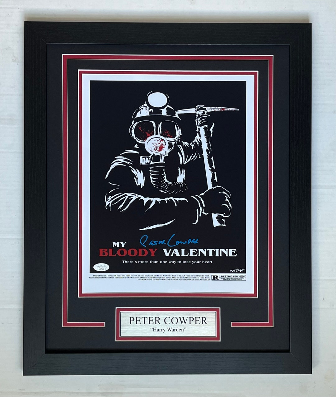 Peter Cowper Signed Autographed MY BLOODY VALENTINE 11x14 Movie Poster ...