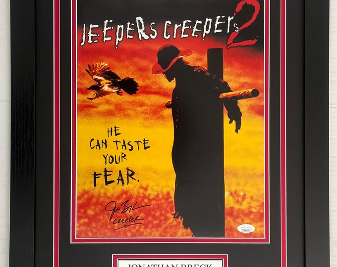 Jonathan Breck Autograph Signed JEEPERS CREEPERS 11x14 Movie - Etsy