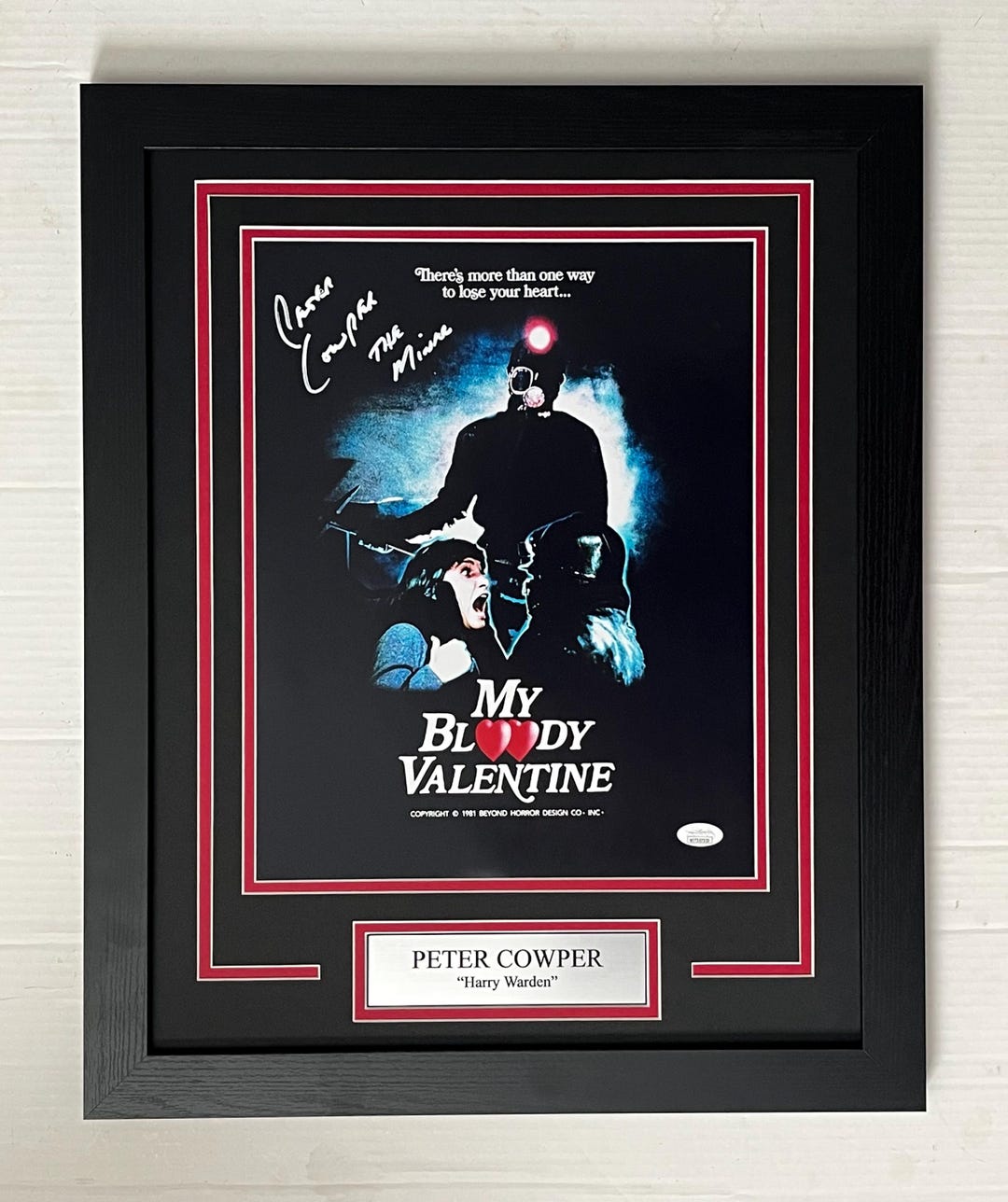 Peter Cowper Signed Autographed MY BLOODY VALENTINE 11x14 Movie Poster ...