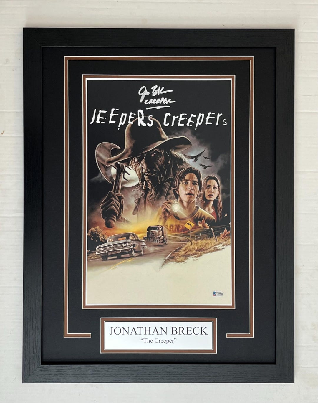 Jonathan Breck Autograph Signed JEEPERS CREEPERS 11x17 Movie Poster ...