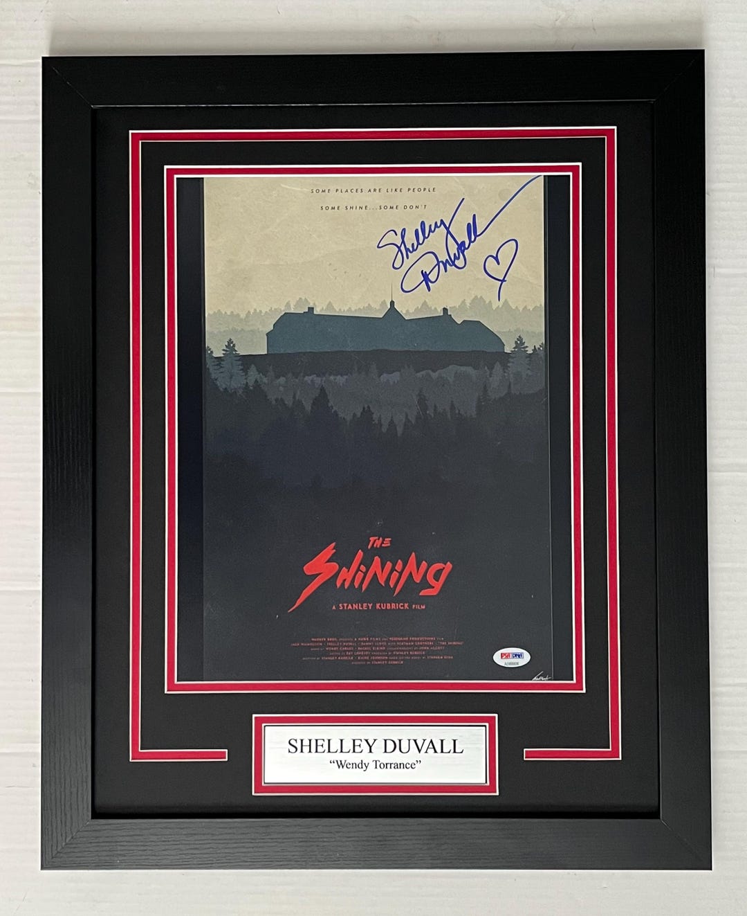 Shelley Duvall Autograph Signed THE SHINING 11x14 Movie Poster Framed ...