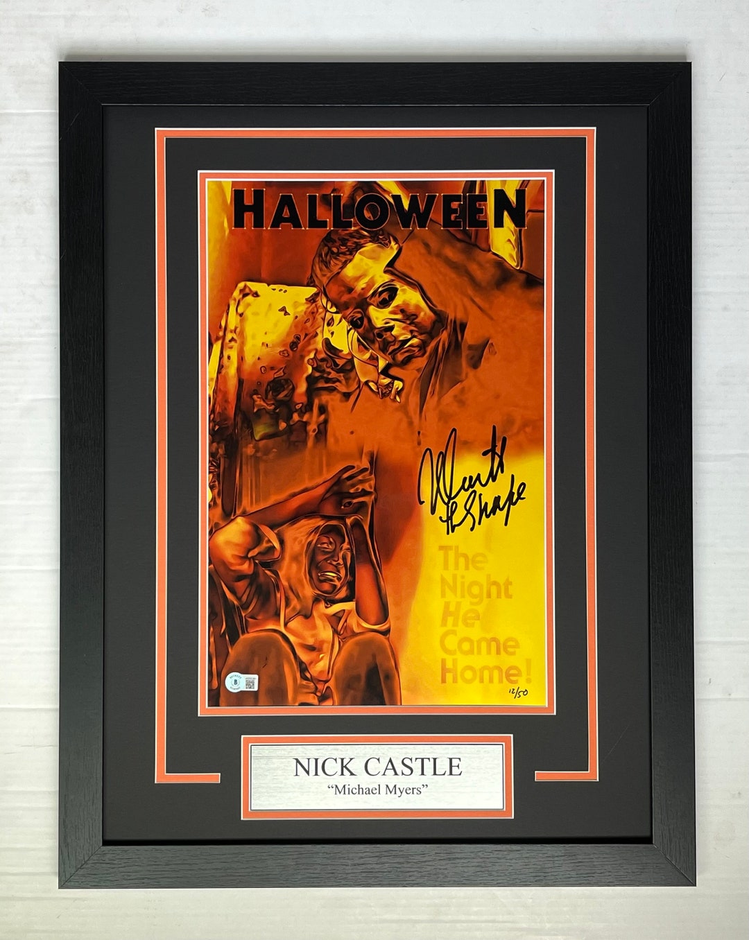 Nick Castle Autograph Signed HALLOWEEN 11x17 Movie Poster Framed ...