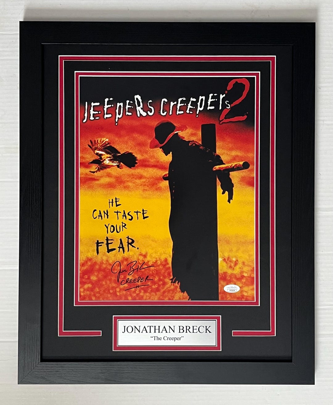 Jonathan Breck Autograph Signed JEEPERS CREEPERS 11x14 Movie Poster ...
