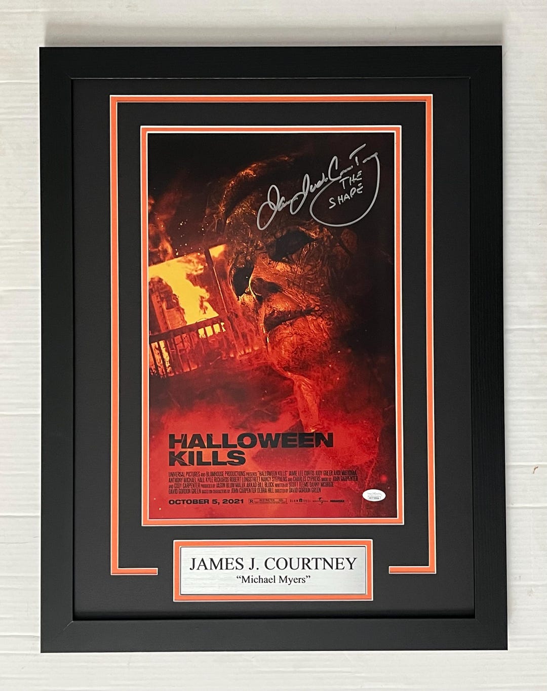 James Jude Courtney Autograph Signed HALLOWEEN KILLS 11x17 Movie Poster ...