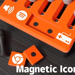 Custom PC Volume Mixer MK2: USB Midi Controller With Magnetic Tiles ...