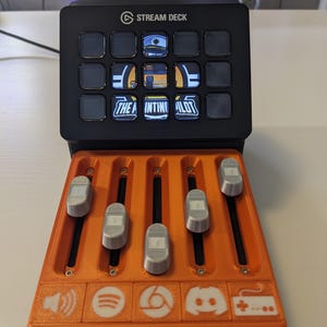 PC Audio Mixer and Stream Deck Stand | Streamdeck | Deej | Elgato ...