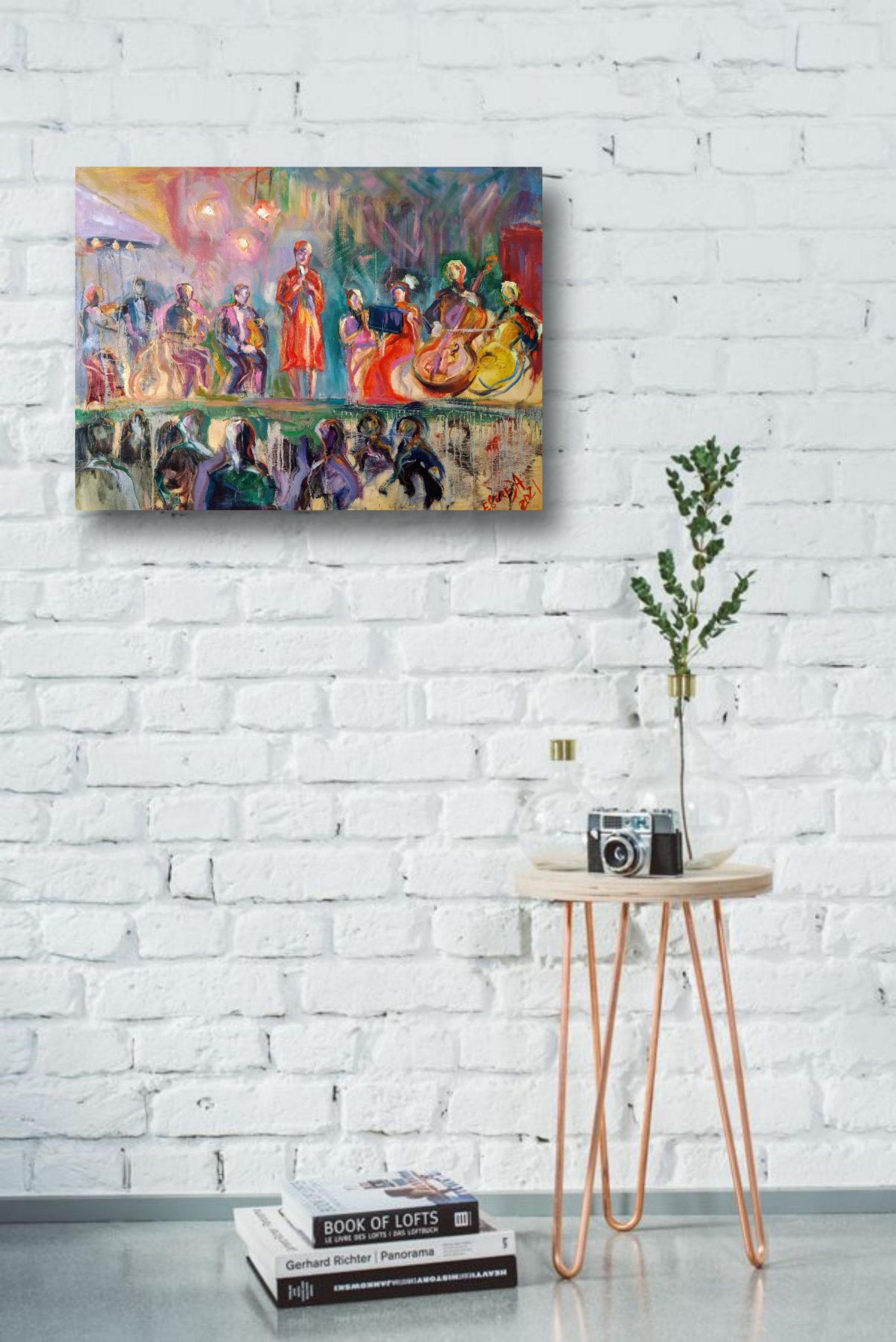 Sounds of Music Classical Music Concert Musicians on Stage Viewers ...