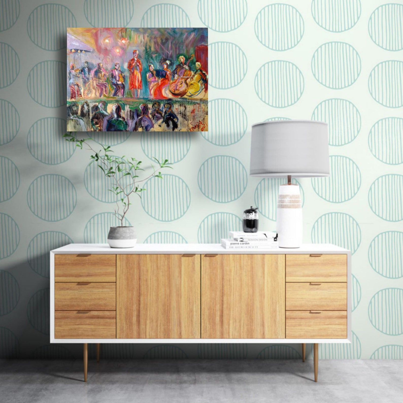 Sounds of Music Classical Music Concert Musicians on Stage Viewers ...