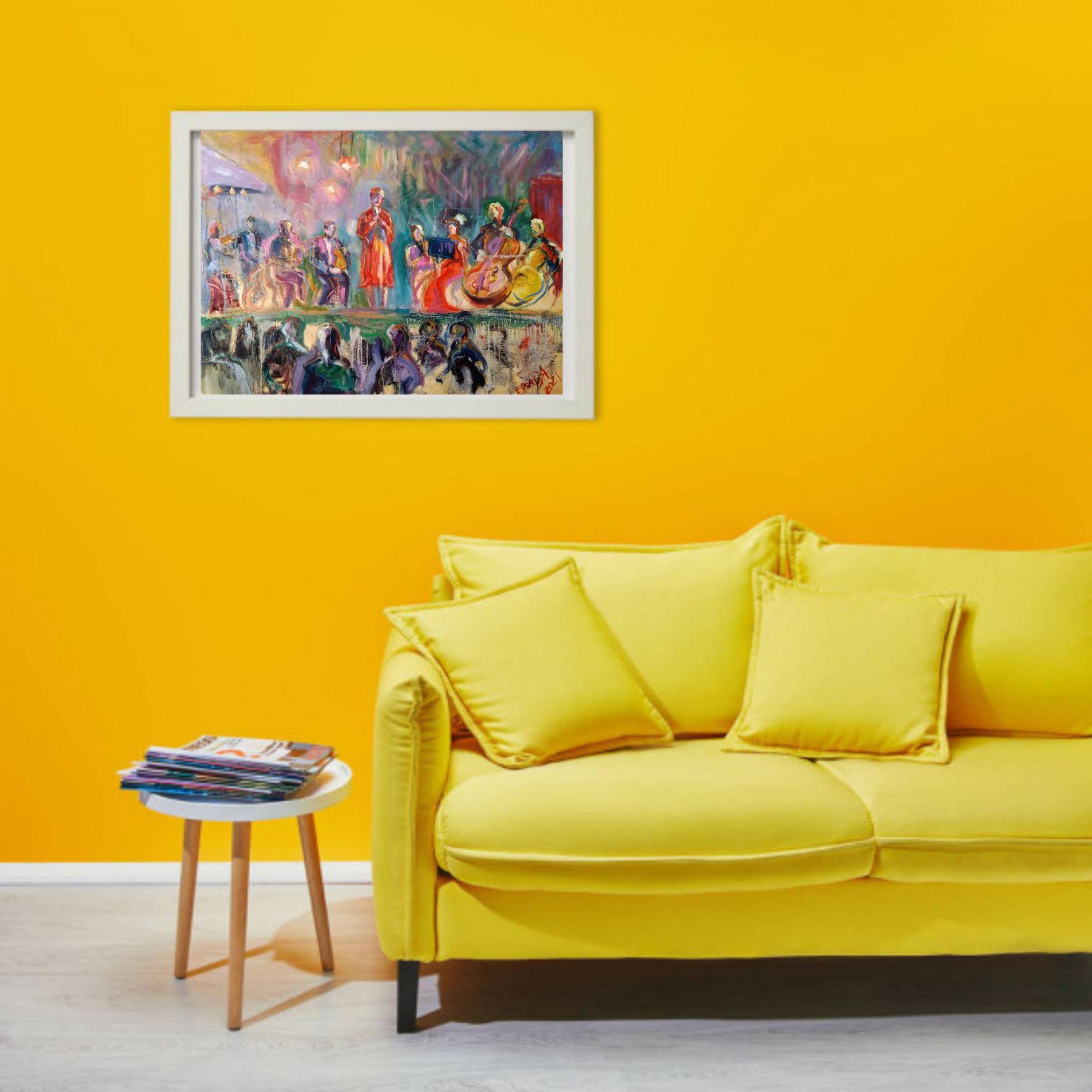 Sounds of Music Classical Music Concert Musicians on Stage Viewers ...