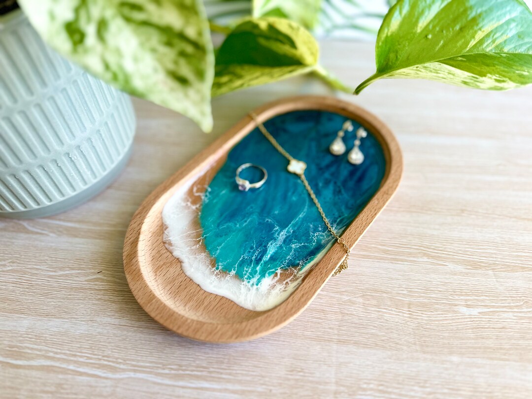 Resin Wave Trinket Dish - Etsy Australia