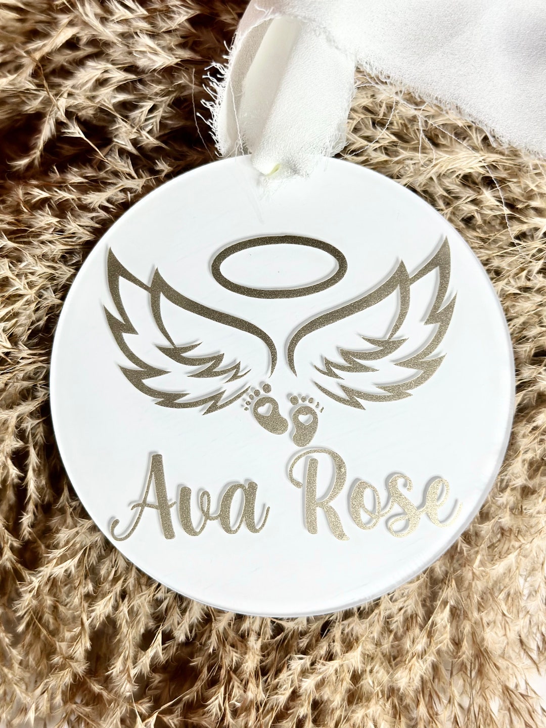 Custom Angel Mama Ornament Stillborn Gift Miscarriage Infant Loss ...