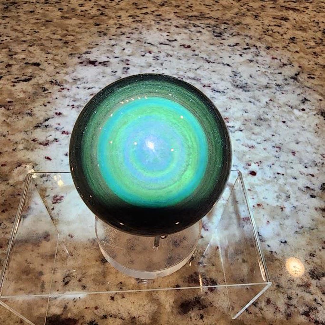 AAA Quality Large Beautiful Rainbow Obsidian Sphere/ Rainbow Obsidian ...