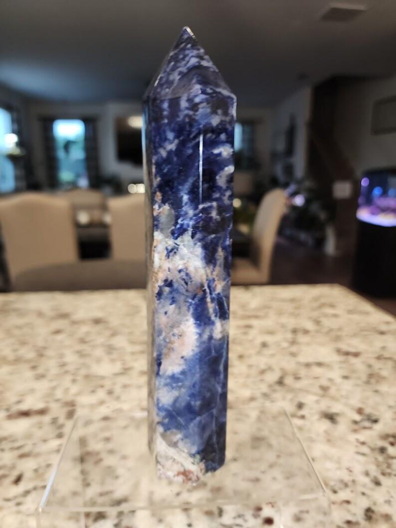 Beautiful Large Blue Sodalite Tower / Sodalite /chakra Stones /crystals ...