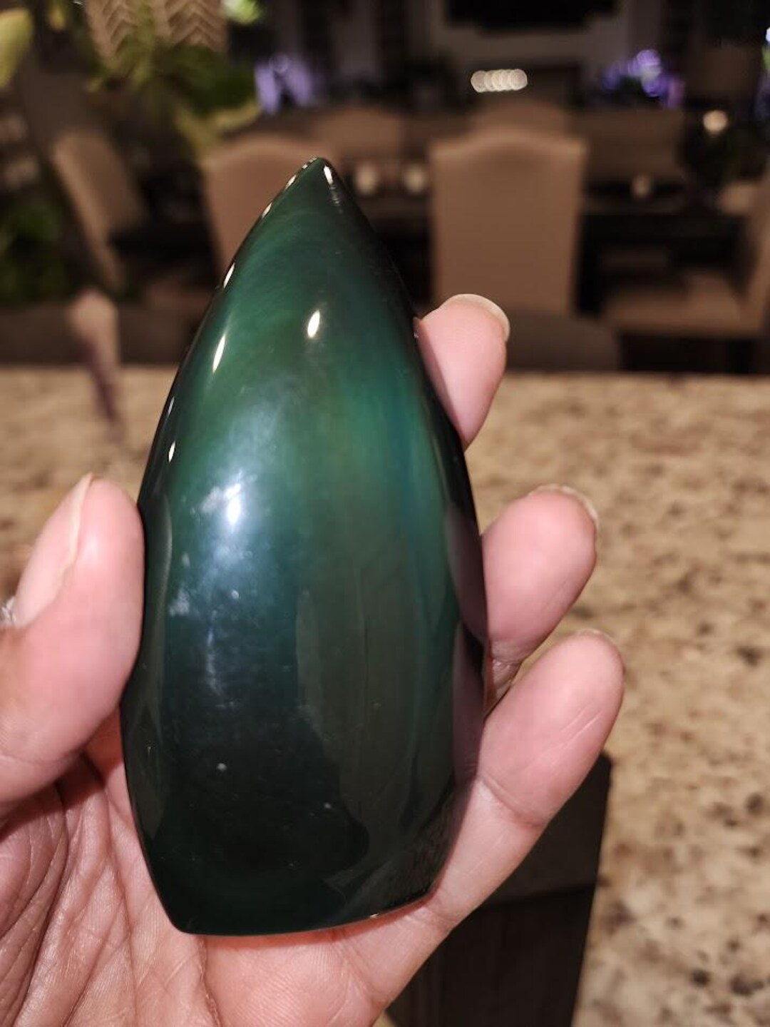 Beautiful Rainbow Obsidian Freeform/ Rainbow Obsidian Teardrop ...