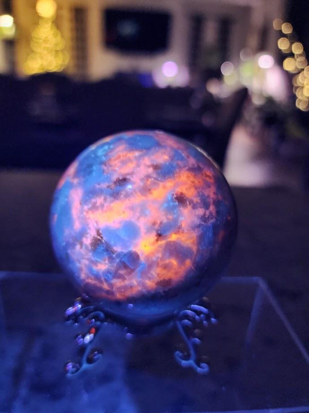 Stunning Rare Hackmanite Sphere With Stunning UV Reaction /hackmanite ...