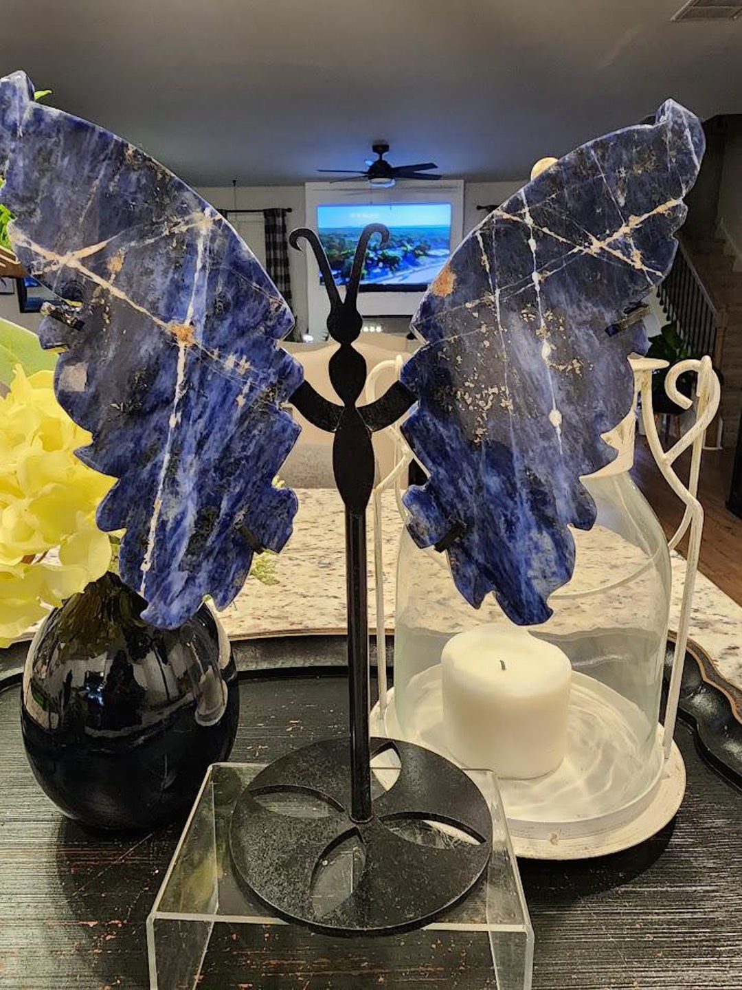 Beautiful Blue Sodalite Butterfly / Sodalite /chakra Stones /crystals ...