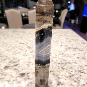 LARGE VOLCANO AGATE Tower / Uv Reactive / Crystals / Chakra Stones ...