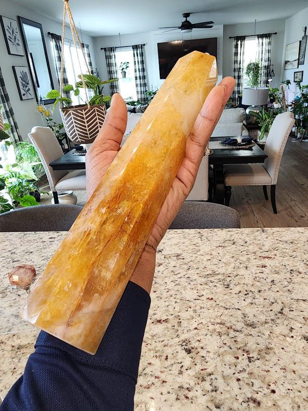 AAA Rare Golden Healer Tower Over 2 Pounds/ Golden Healer / Crystals ...